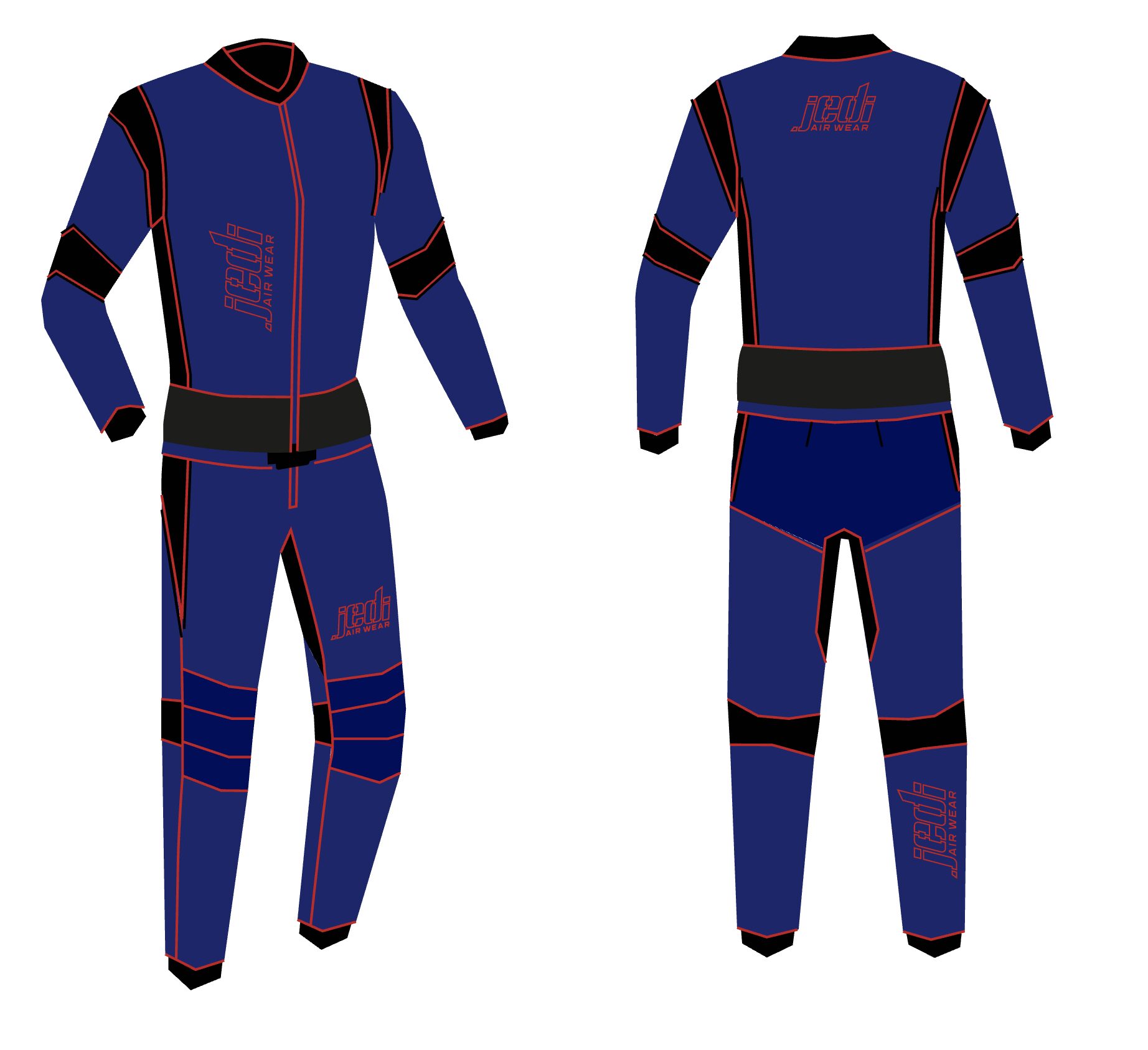 2 piece jump suit | JediAirWear suits & gear store